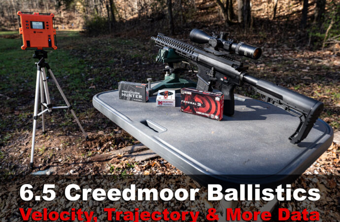 6.5 Creedmoor Ballistics - Velocity, Drop & More Data