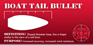 What is a Boat Tail Bullet? - The Lodge at AmmoToGo.com